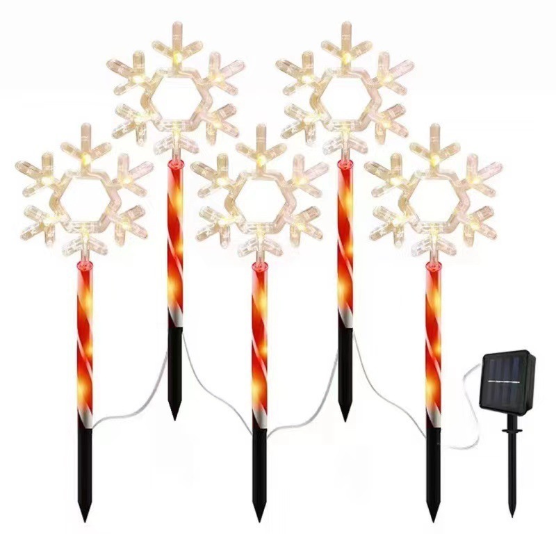solar xmas tree garden spike lights,path decor lights