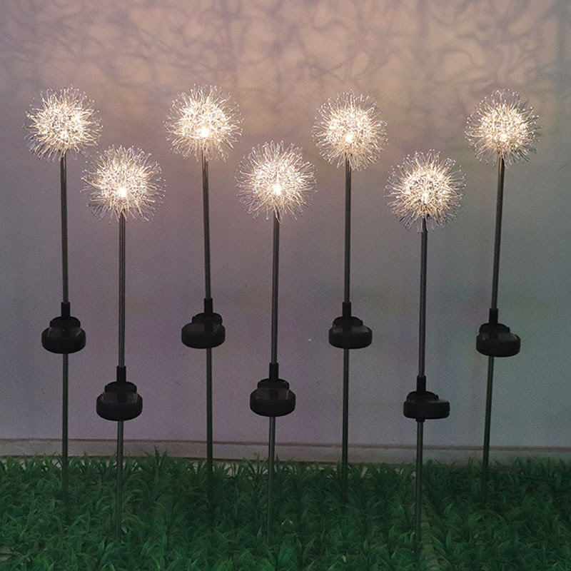 solar dandelion garden spike lights,patio decor lights