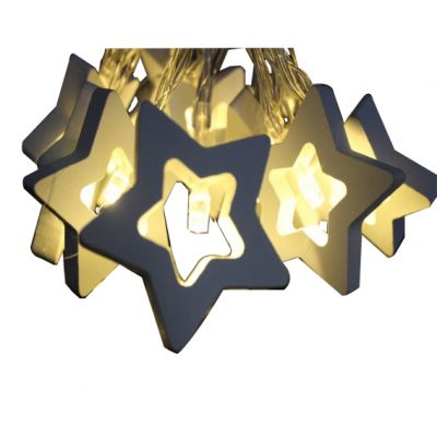 MDF star led decorative string