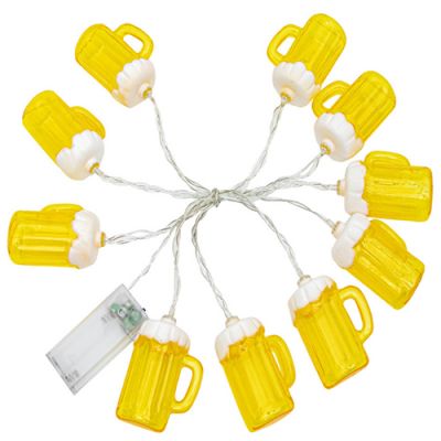 beer cup string lights,bar decoration,summer decoration