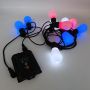 Solar power S14 RGB string lights